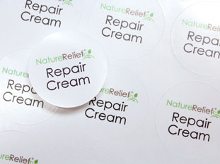 Satin Gloss White Polyester Labels for Professional Use | 102270